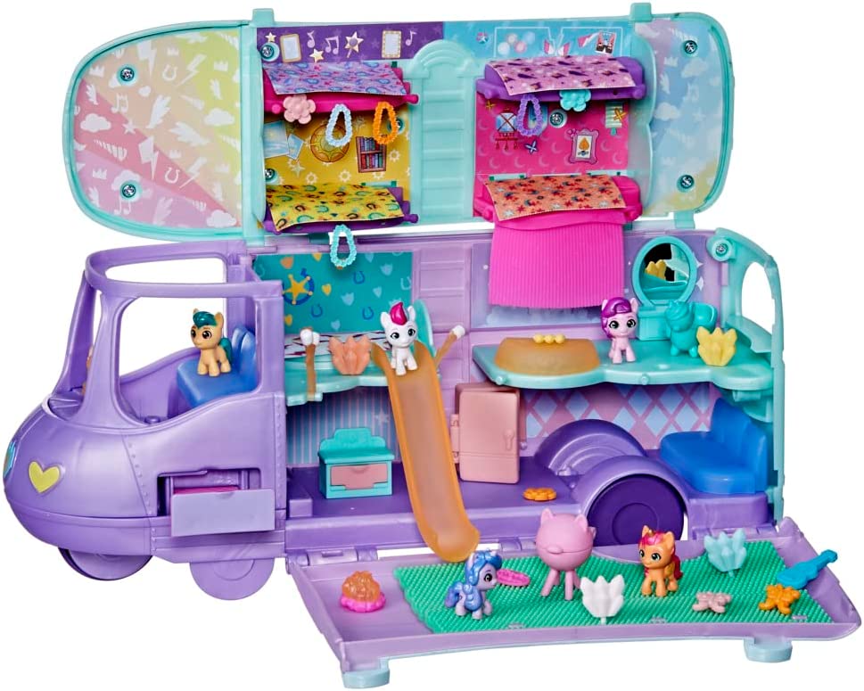 Hasbro, My Little Pony, Magiczny Van Kamper Kucyków i kucyki figurki 5 ...
